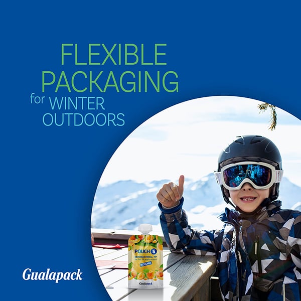Flexible on-the-go packaging for winter sports | Gualapack