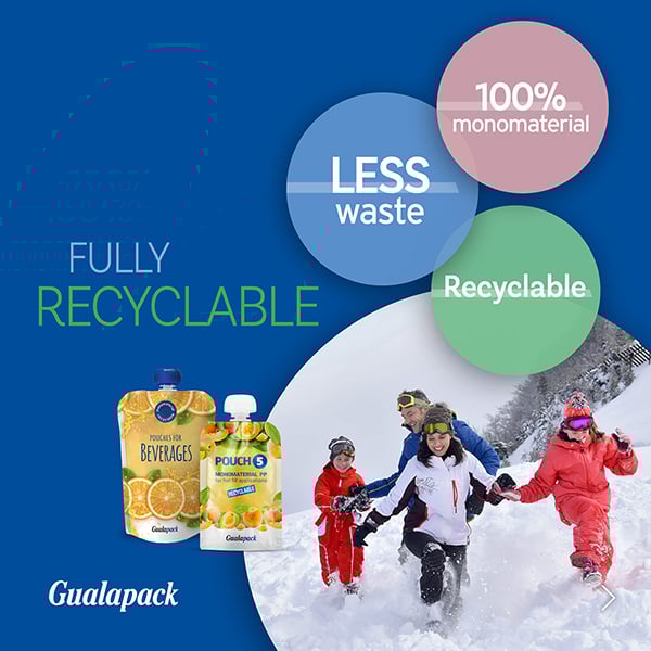 Flexible on-the-go packaging for winter sports | Gualapack