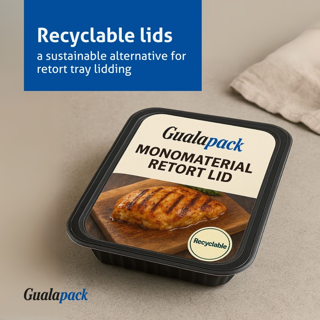 A sustainable alternative for retort tray lidding | Gualapack