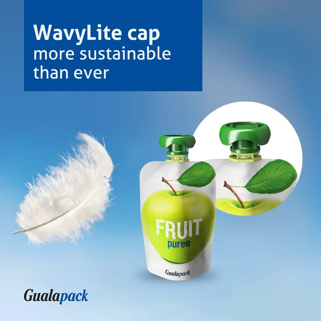 Innovative cap solutions for pouches: introducing the WavyLite | Gualapack